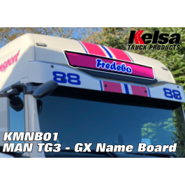 Kelsa MAN TG3 GX Illuminated Nameboard